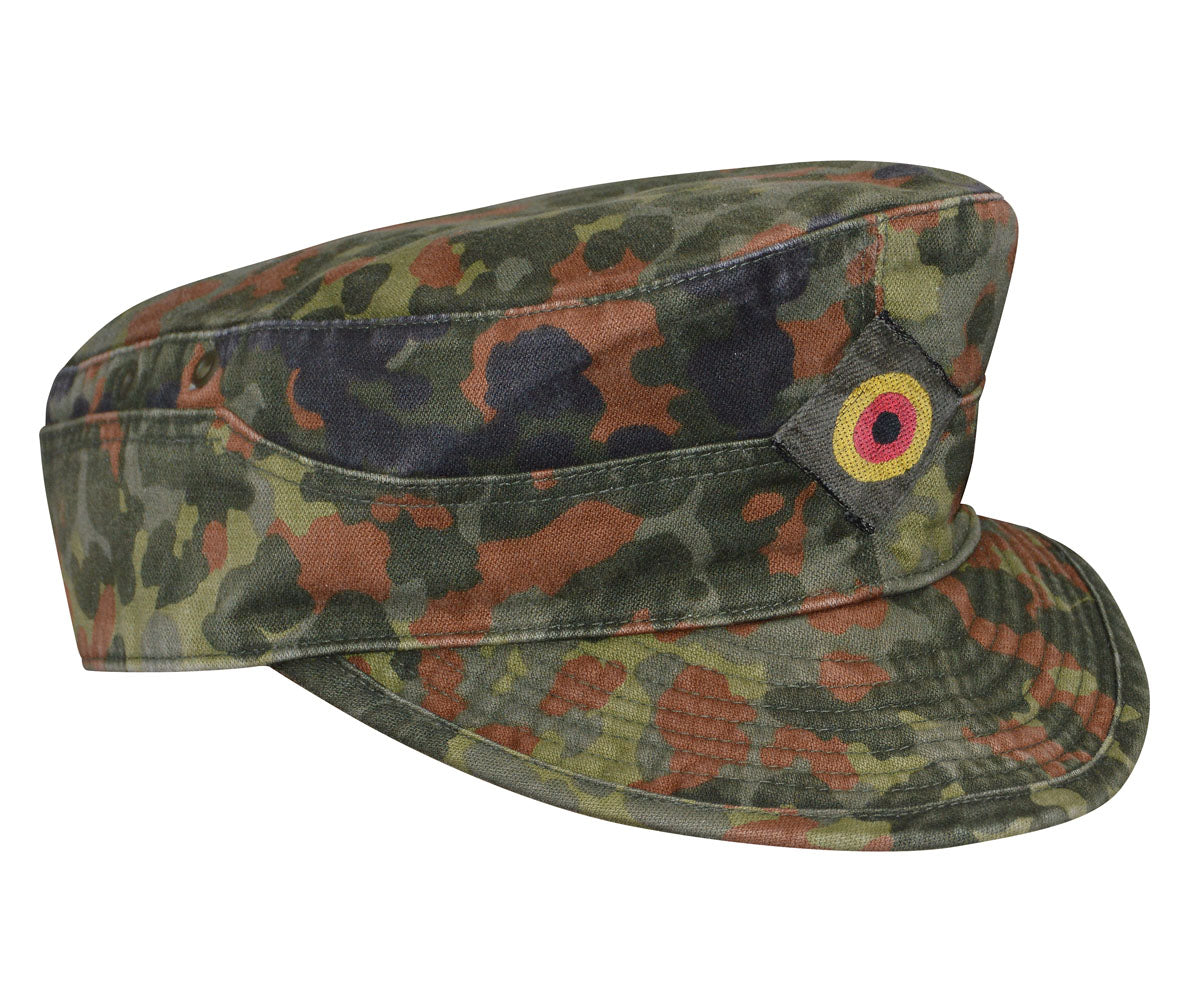 Original Bundeswehr Feldmütze Flecktarn Gebr. – Mageras Military Store